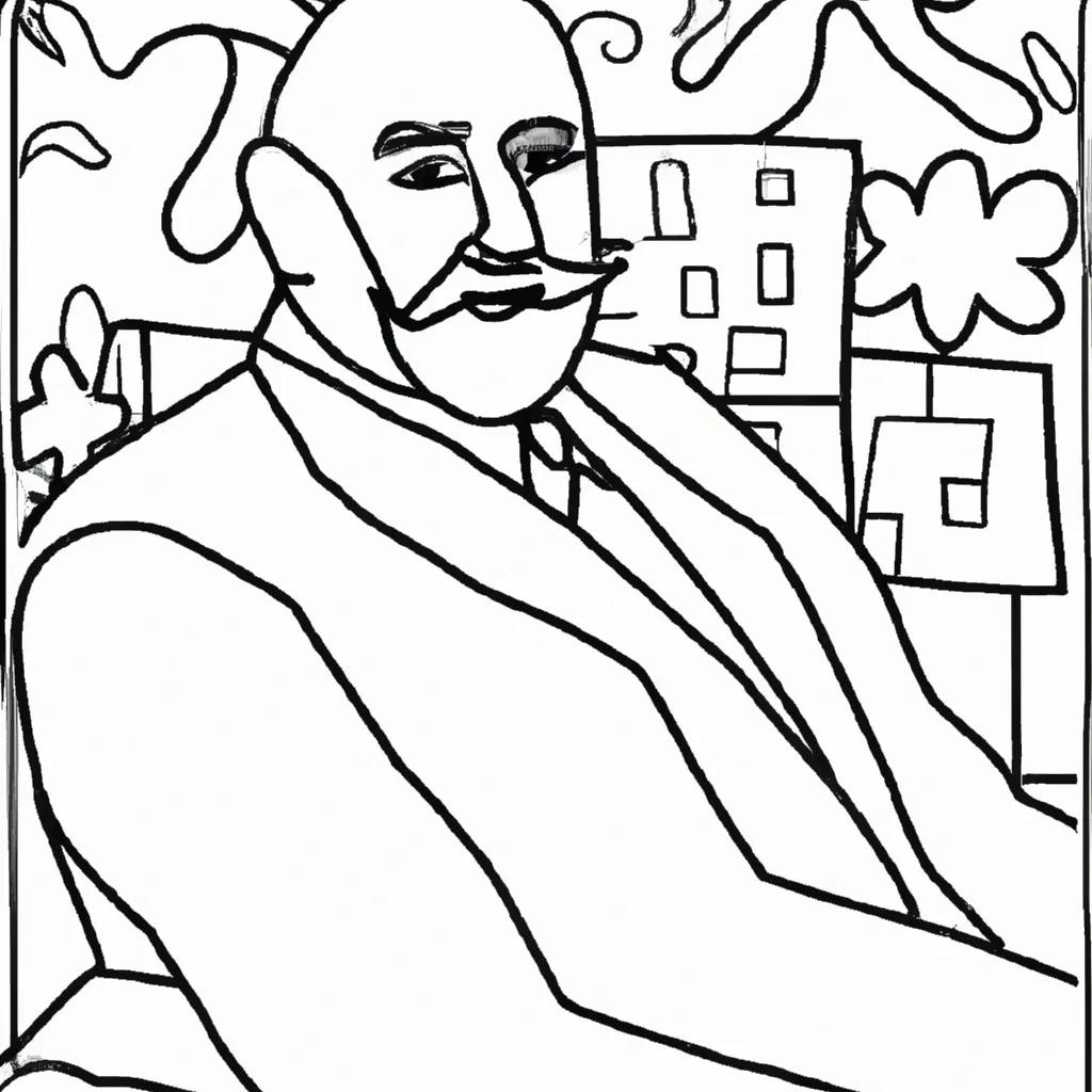 10 Desenhos de Henri Matisse para Imprimir e Colorir!