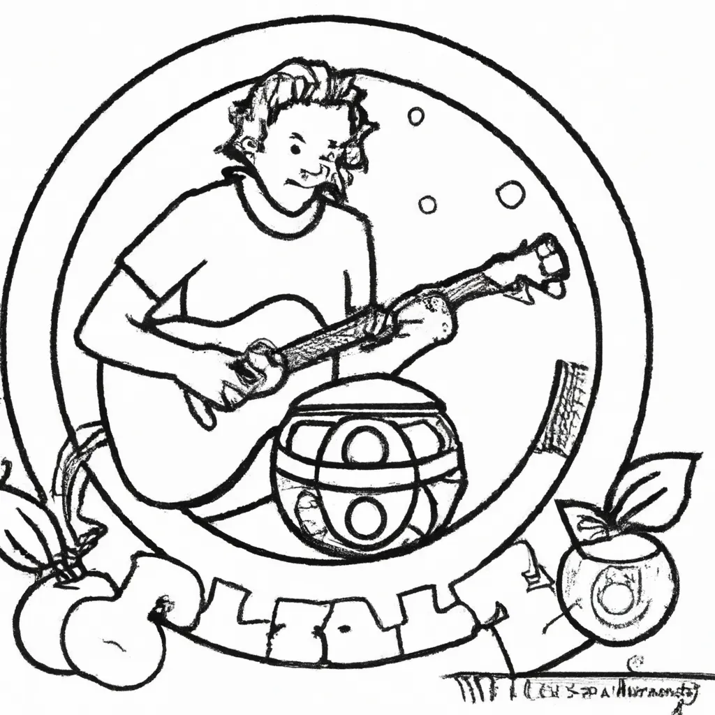 10 Incríveis Desenhos do Pearl Jam para Imprimir e Colorir