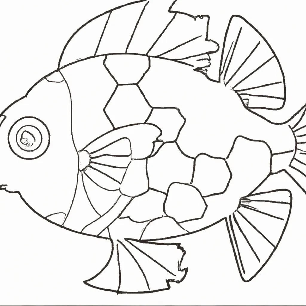 10 Incríveis Desenhos de Peixe Soia para Colorir
