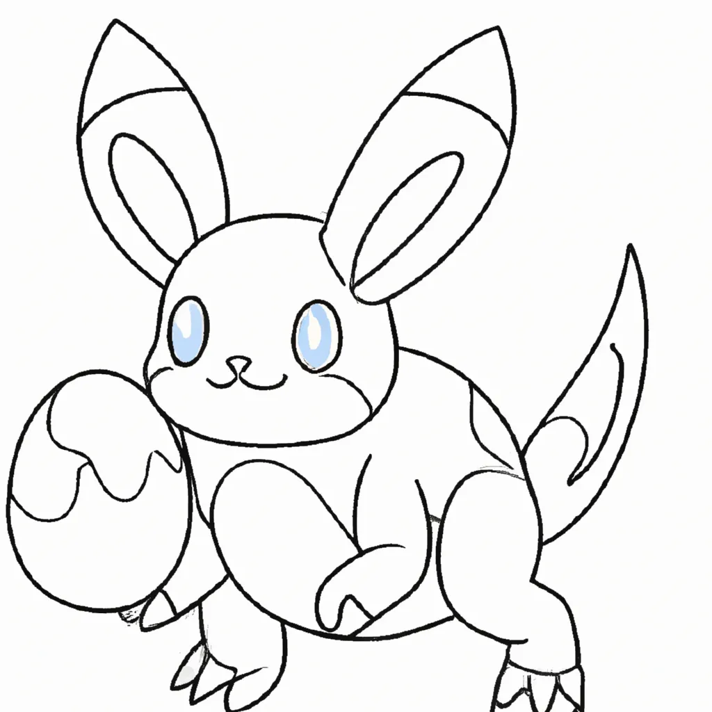 10 Desenhos de Azumarill Pokemon para Imprimir e Colorir