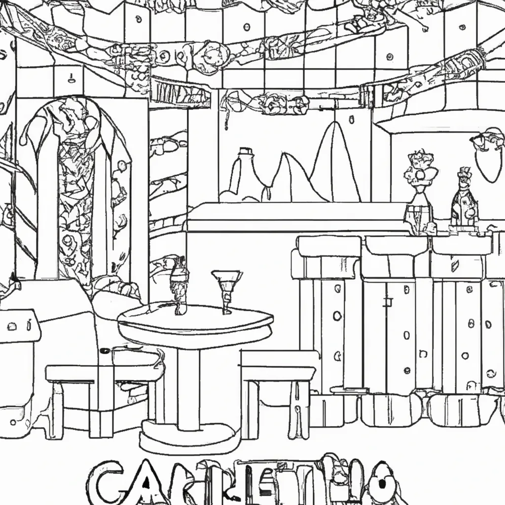 10 Desenhos de Cantina para Imprimir e Colorir.