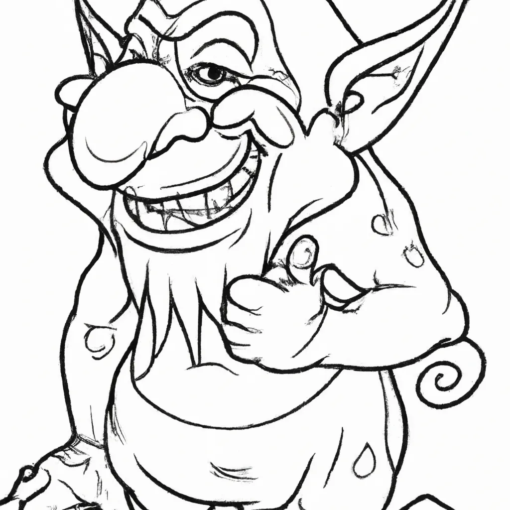 10 Desenhos de Gargamel para Imprimir e Colorir.