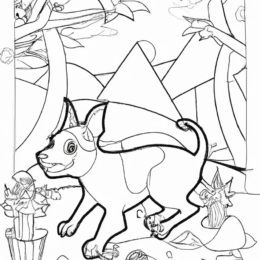 Caninópolis: Desenhos para Imprimir e Colorir (Atividades)