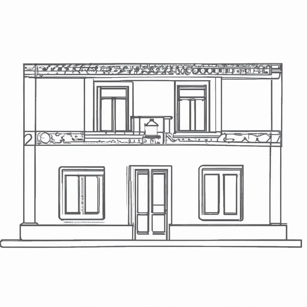 10 Desenhos de Casa Moderna para Imprimir e Colorir