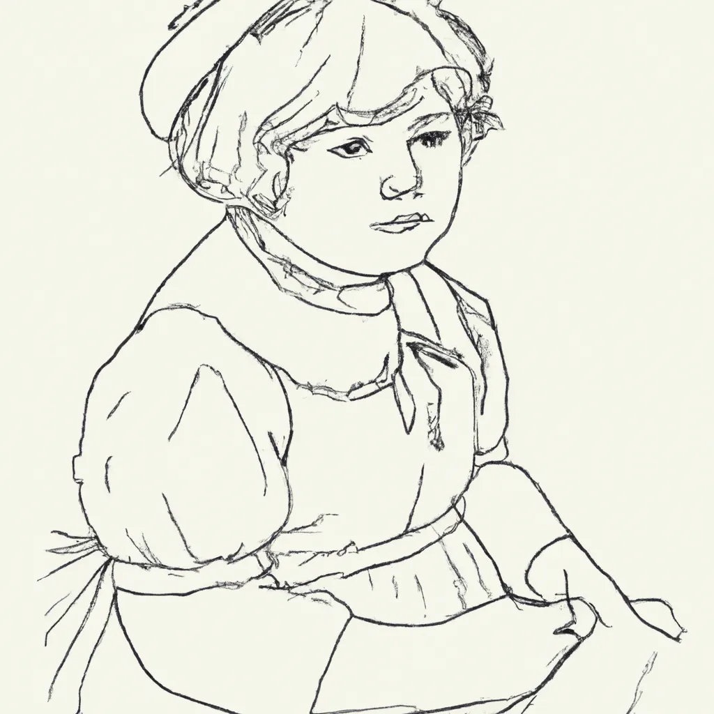 10 Desenhos de Mary Cassatt para Imprimir e Colorir