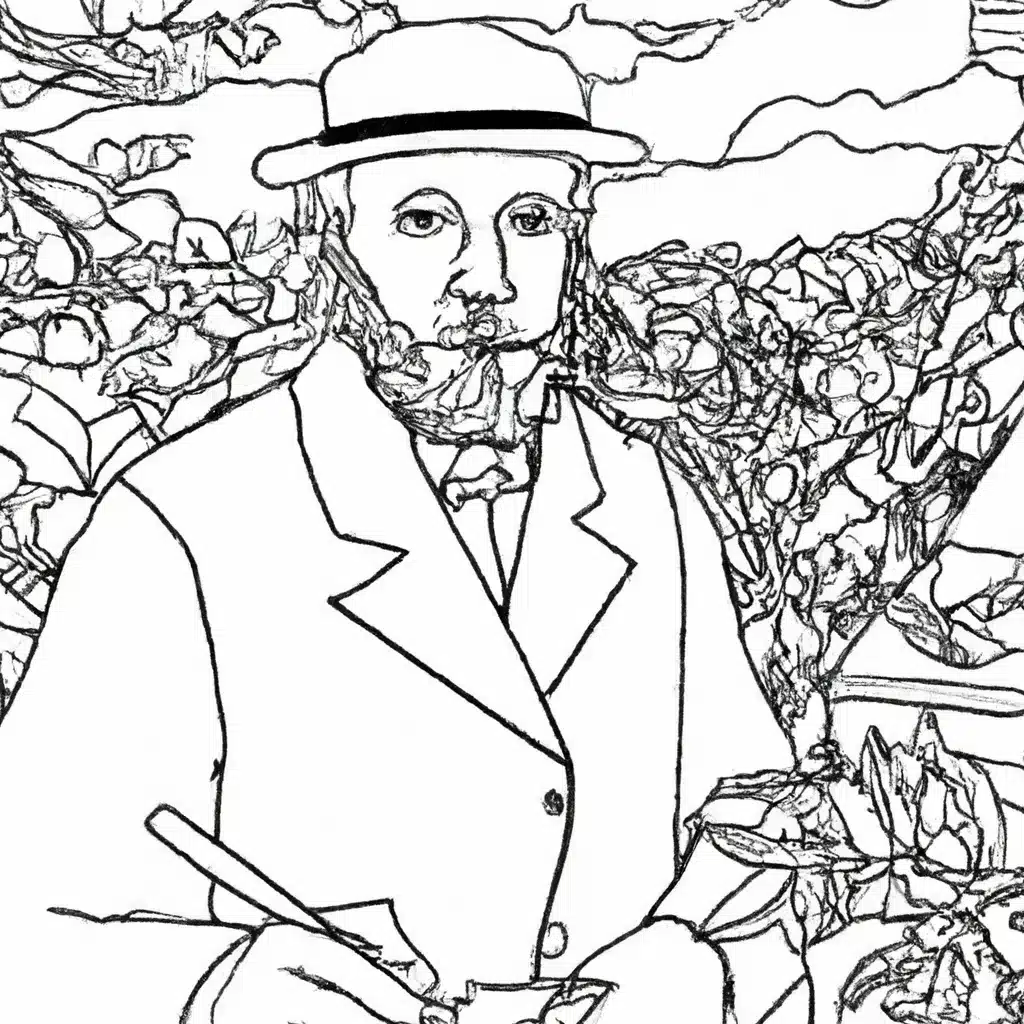 10 Incríveis Desenhos de Paul Cézanne para Imprimir e Colorir