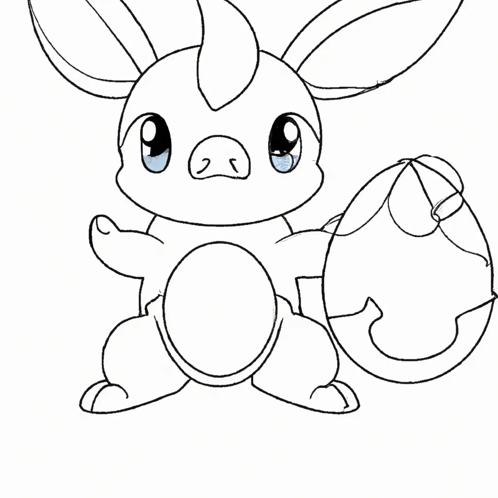 10 Desenhos de Azumarill Pokemon para Imprimir e Colorir