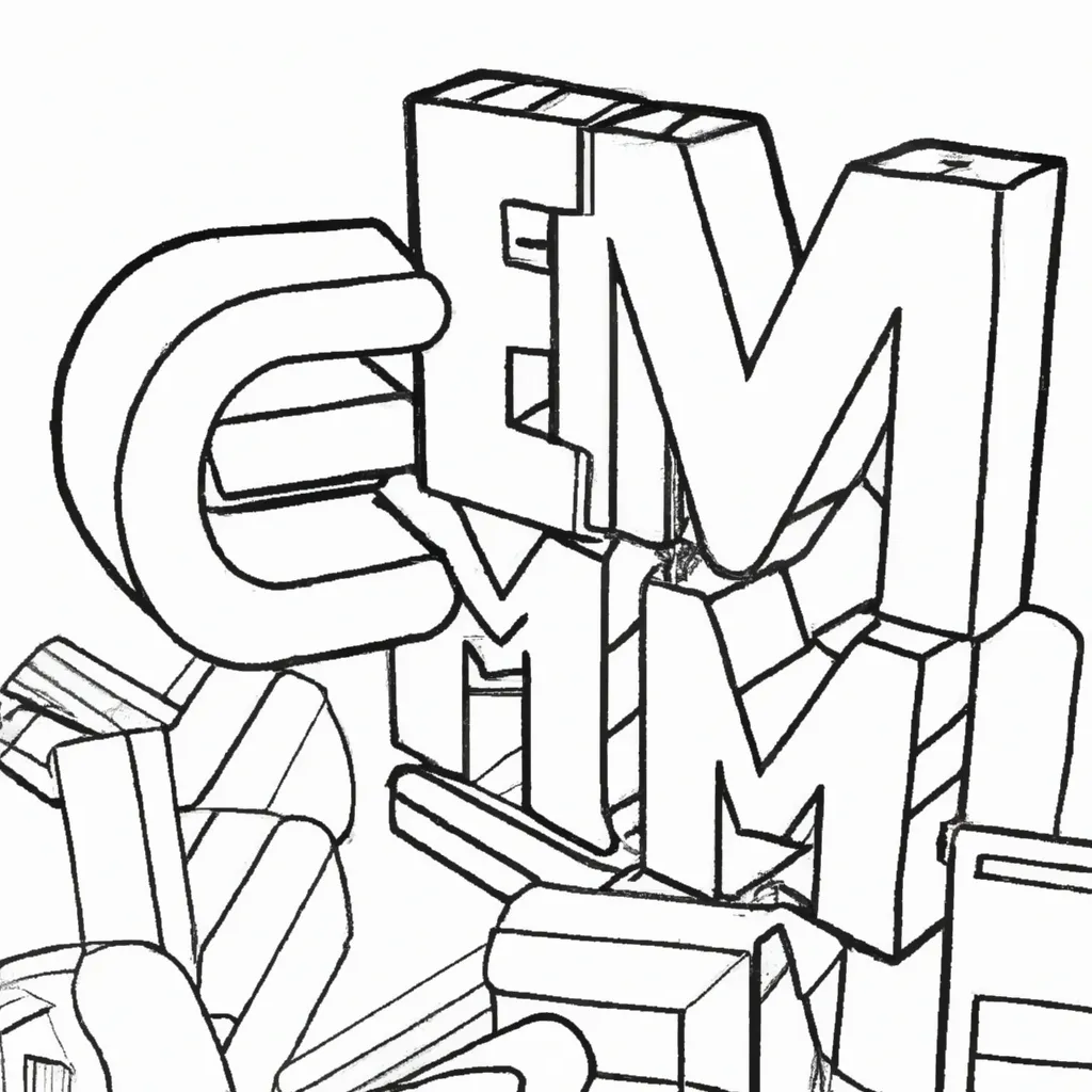 Criatividade com Letras em 3D para Imprimir e Colorir