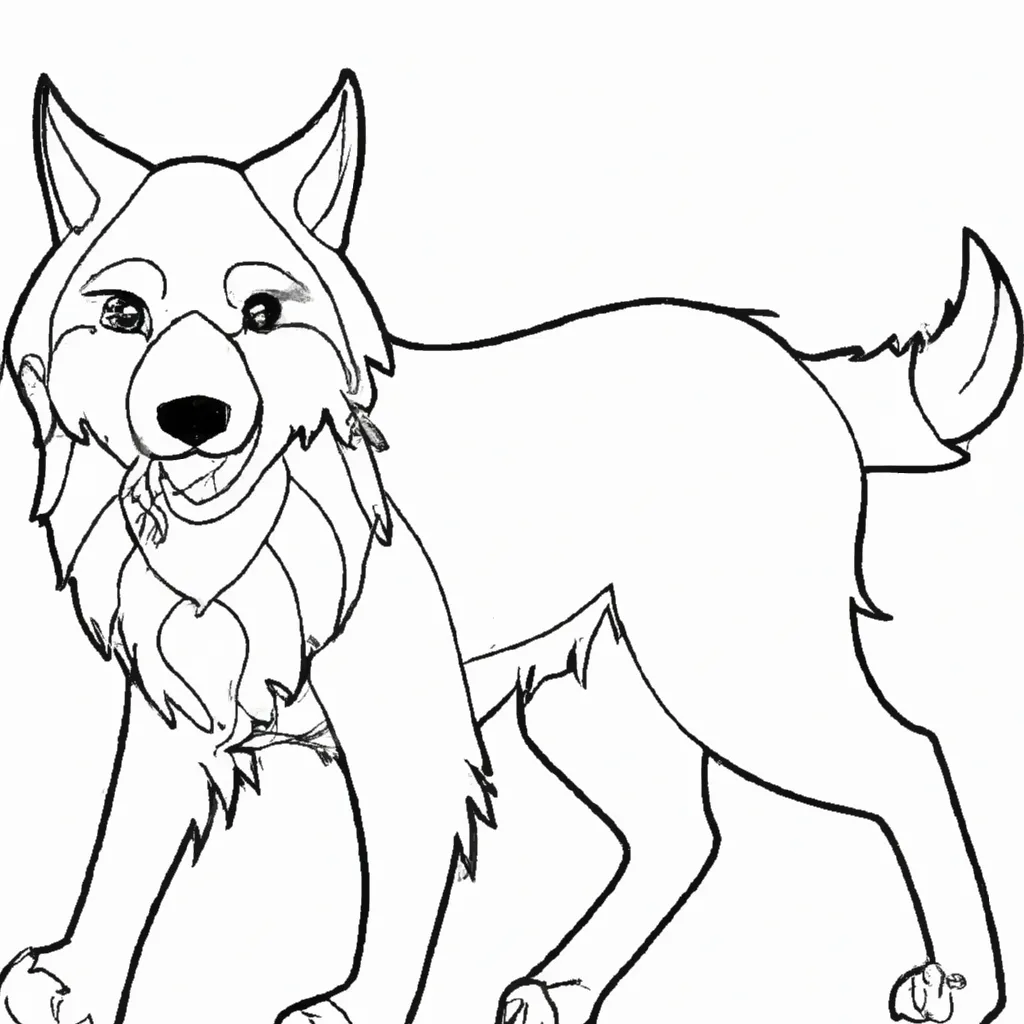 Imprima e Colora: 7 Desenhos do Lobo Branco do Ártico