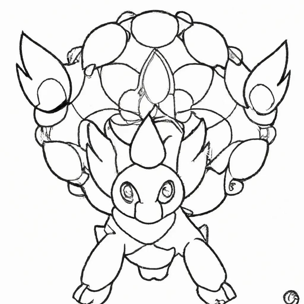 7 Desenhos de Pokémon Florges para Imprimir e Colorir