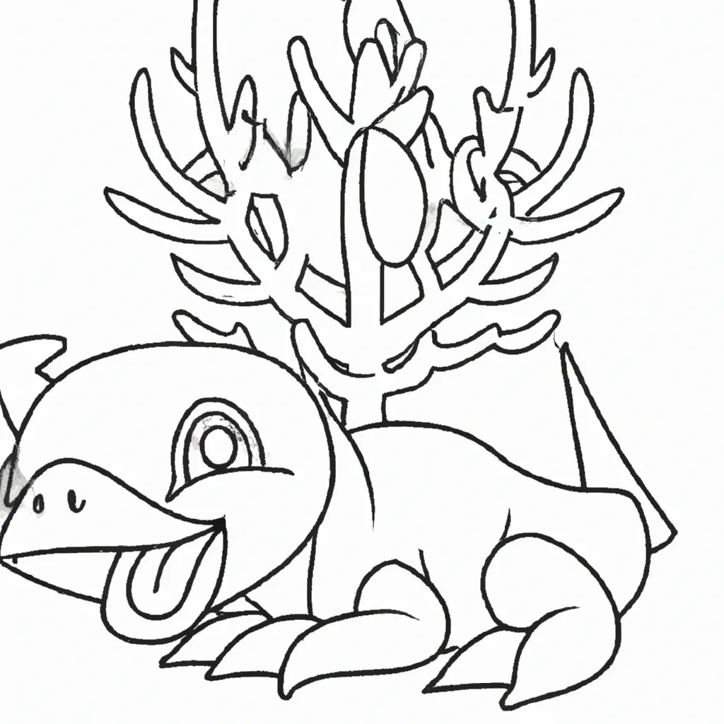 10 Desenhos de Pokémon Trapinch para Imprimir e Colorir