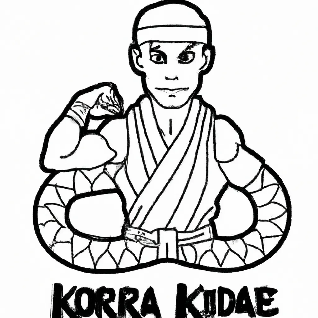 10 Incríveis Desenhos de Cobra Kai para Imprimir e Colorir!