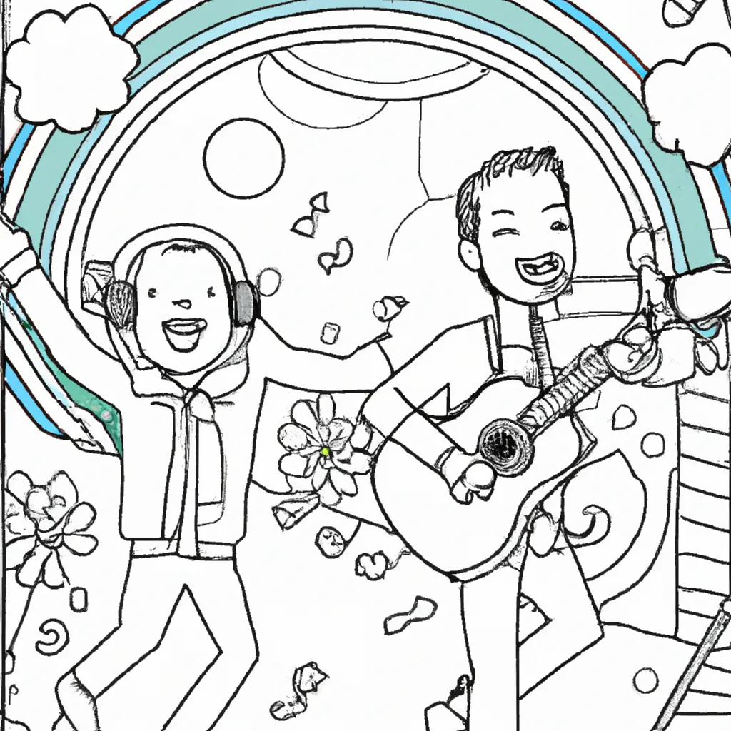 5 Desenhos Incríveis do Coldplay para Imprimir e Colorir!