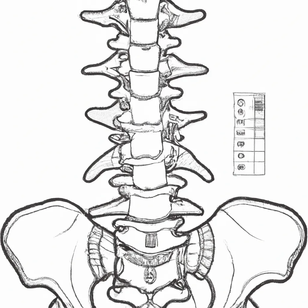 7 Desenhos da Coluna Vertebral para Imprimir e Colorir