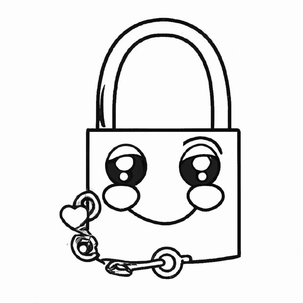 7 Desenhos de Cadeados para Imprimir e Colorir