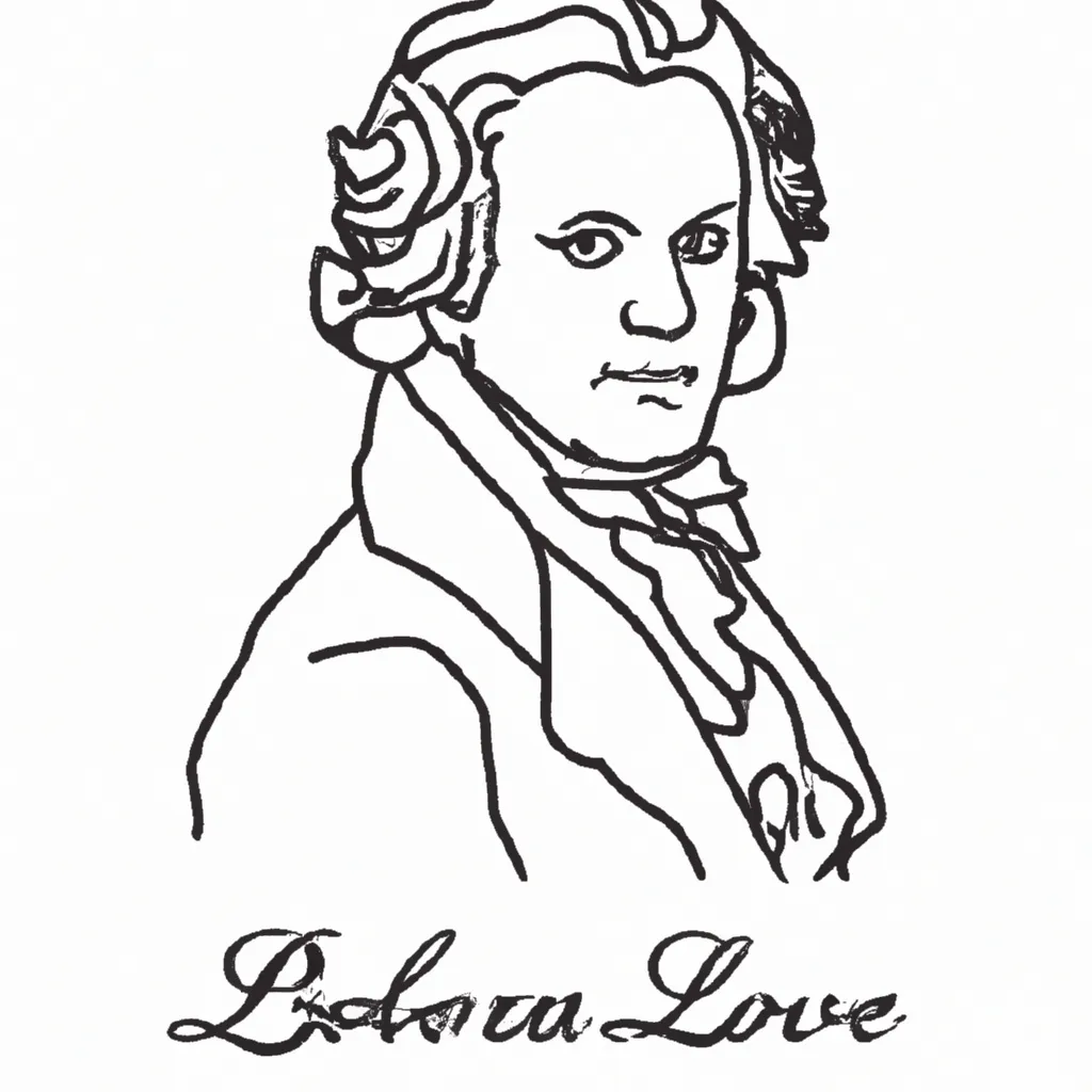 10 Desenhos de Beethoven para Imprimir e Colorir