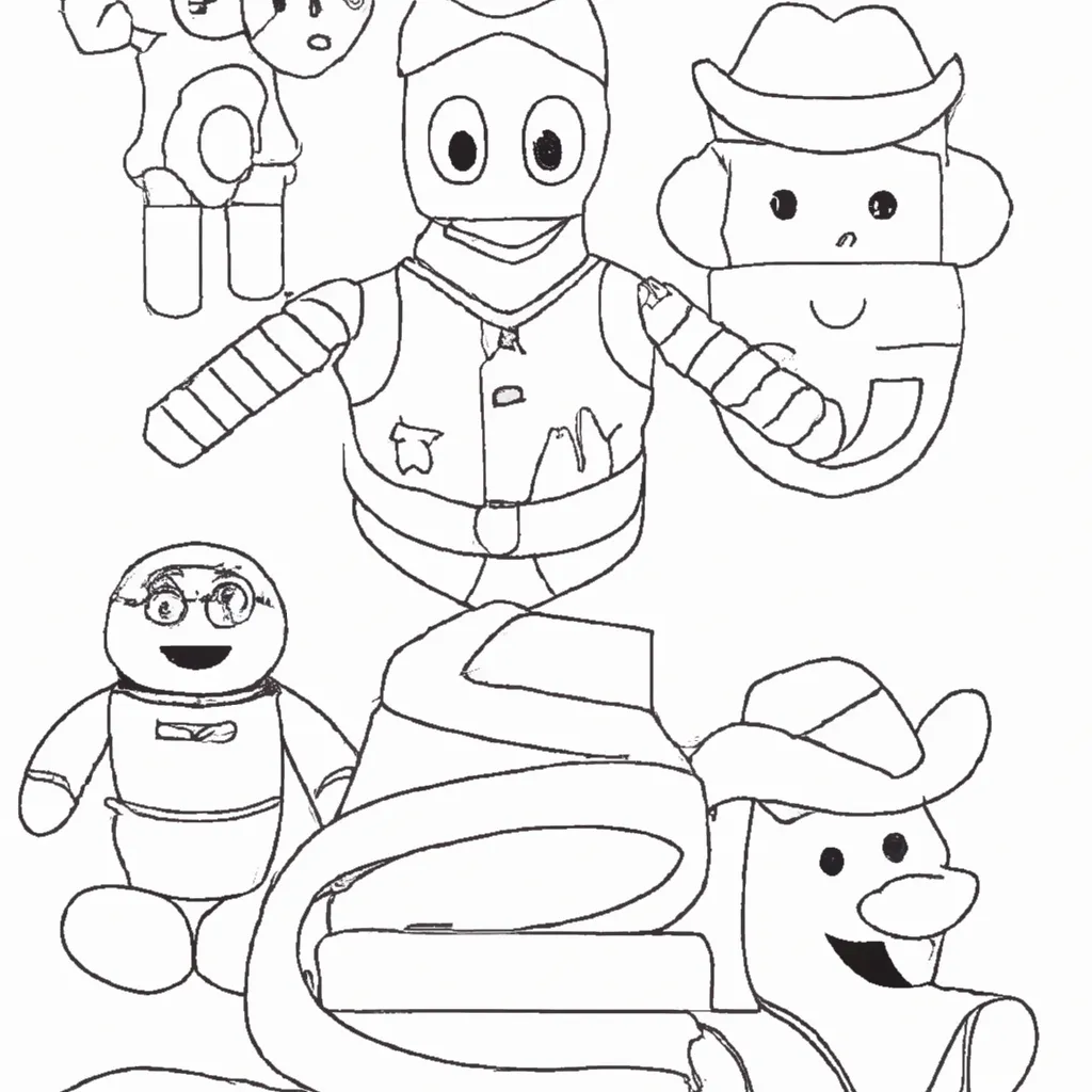 10 Desenhos dos Bonecos do Toy Story para Imprimir e Colorir