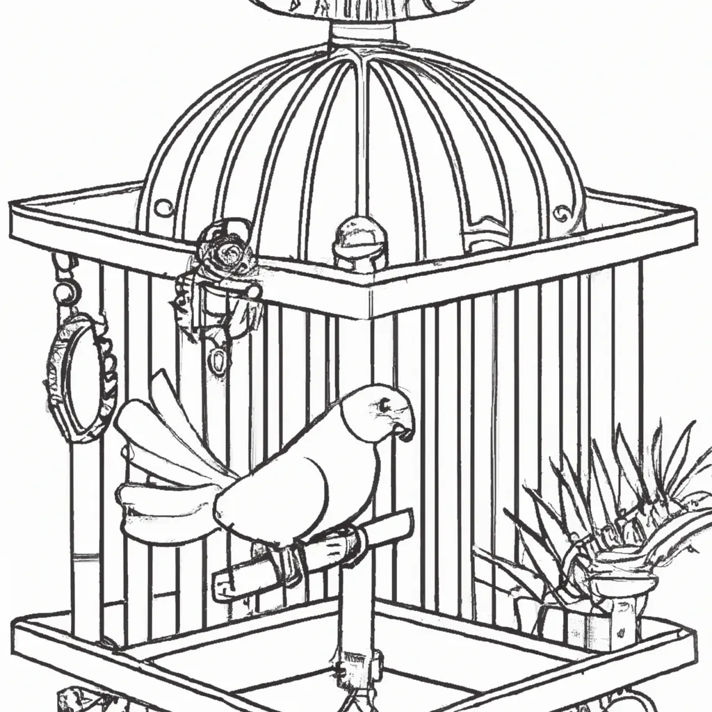 10 Incríveis Desenhos de Gaiolas para Imprimir e Colorir!