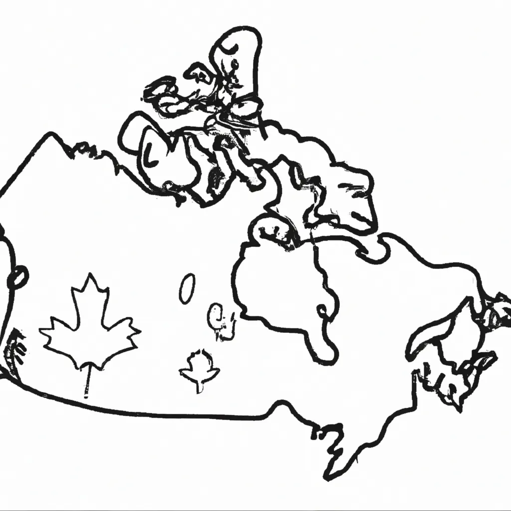 Explore o Canadá com 10 Desenhos para Imprimir e Colorir do Mapa!