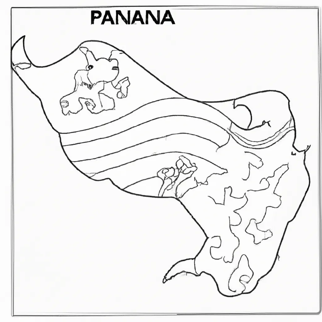 10 Desenhos para Imprimir e Colorir do Mapa Panamenho