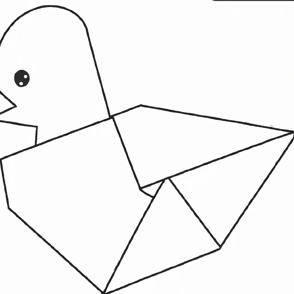 10 Patinhos de Papel para Imprimir e Colorir