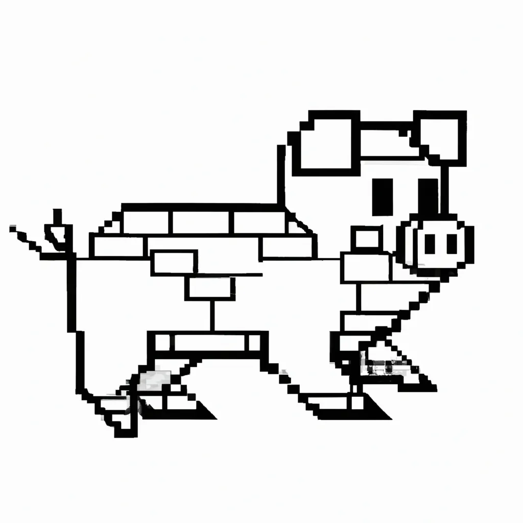 10 Desenhos do Porco do Minecraft para Imprimir e Colorir!