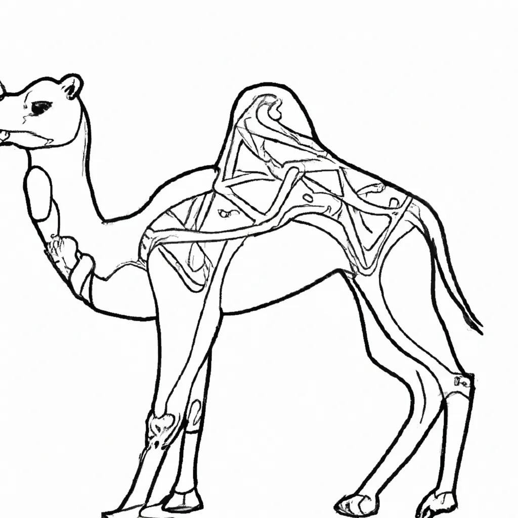 Divirta-se Colorindo 7 Desenhos de Dromedários!