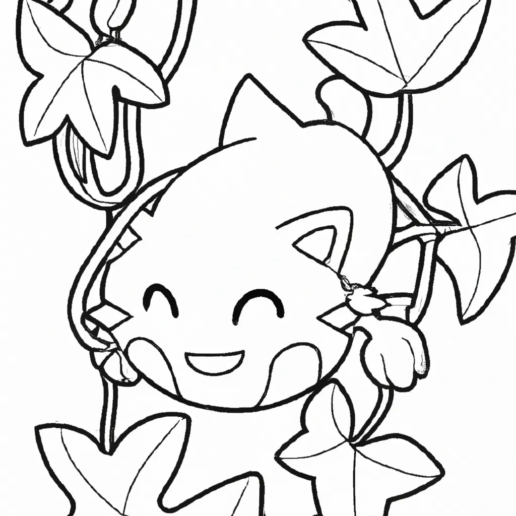 10 Desenhos de Ivy Pokemon para Imprimir e Colorir