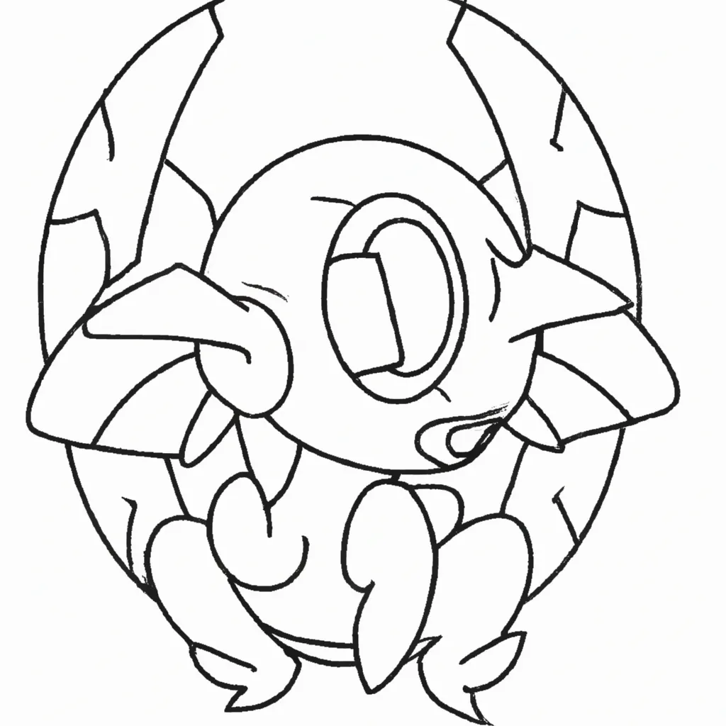 10 Desenhos de Pokémon Trapinch para Imprimir e Colorir