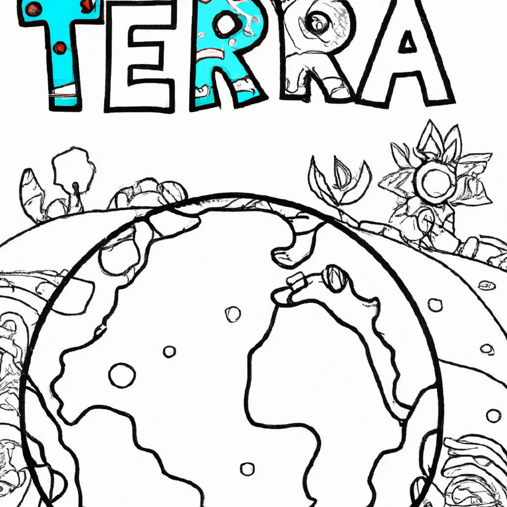 10 Desenhos Incríveis de Terra para Imprimir e Colorir!