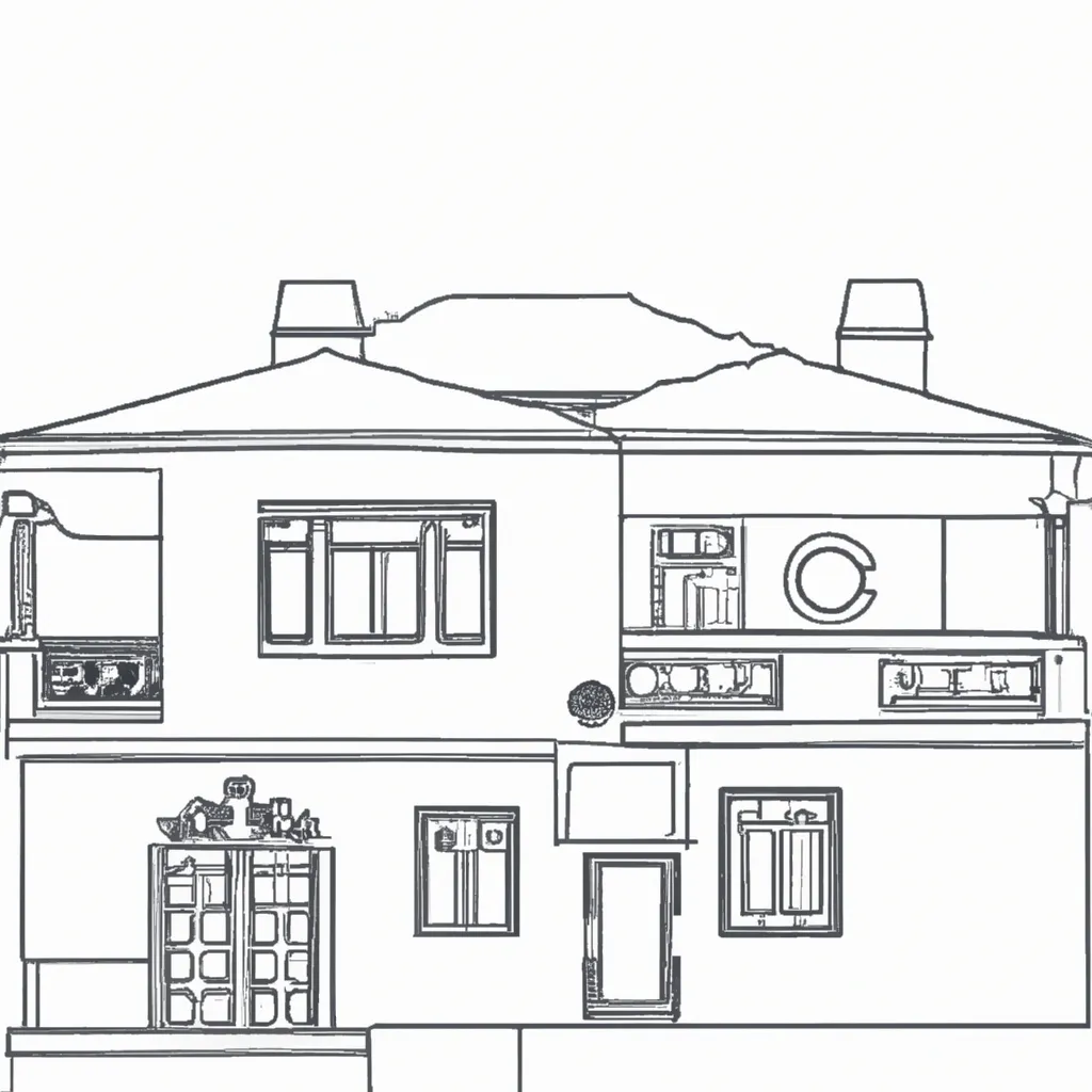 10 Desenhos de Casa Moderna para Imprimir e Colorir