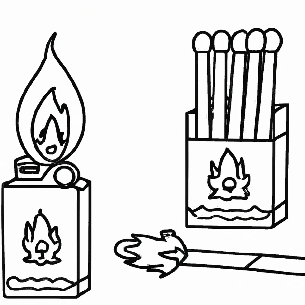 Fantásticos Fósforos para Imprimir e Colorir