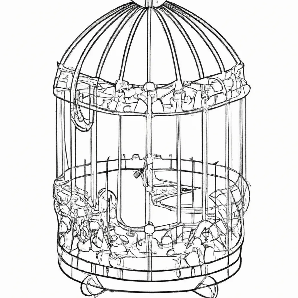 10 Incríveis Desenhos de Gaiolas para Imprimir e Colorir!