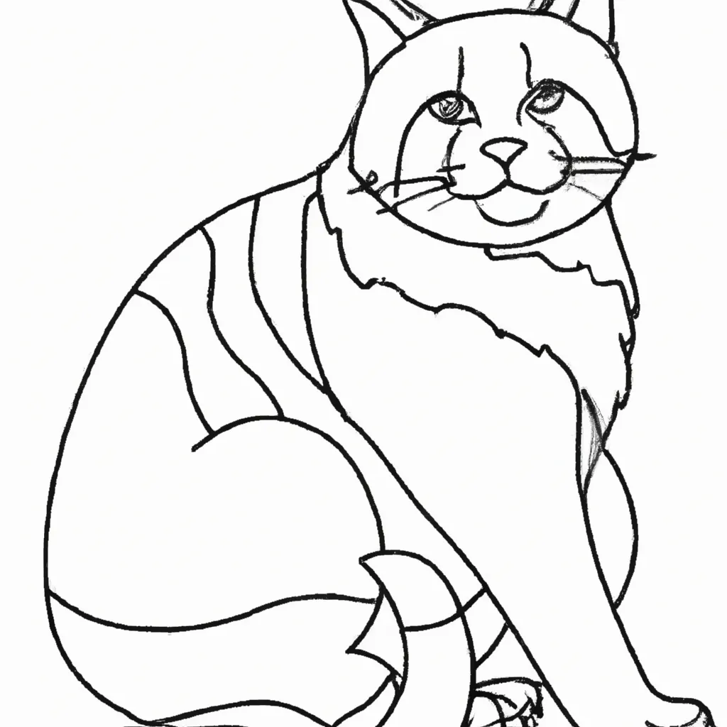 10 Incríveis Desenhos de Gato Realista para Colorir