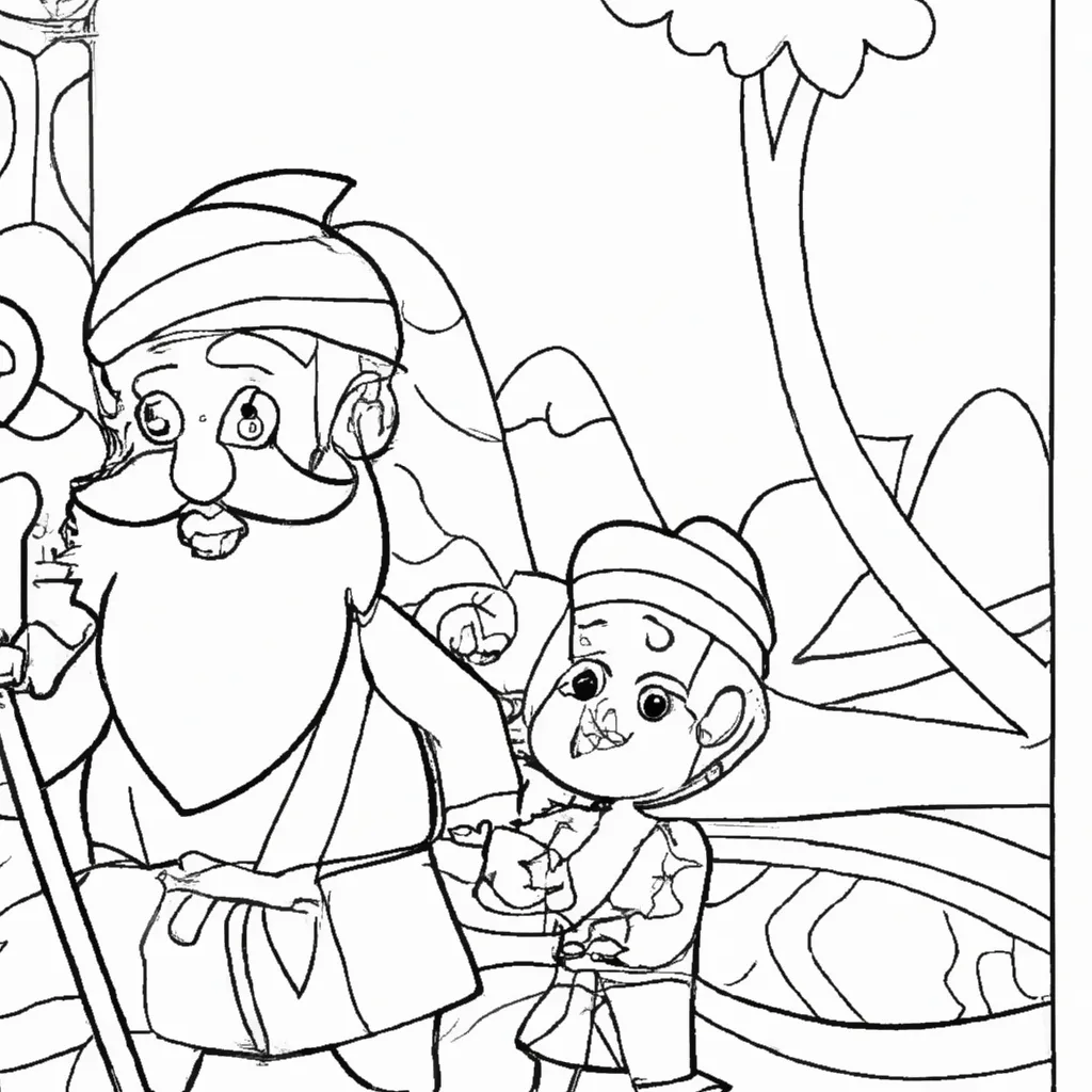 10 Desenhos da Idade Antiga para Imprimir e Colorir