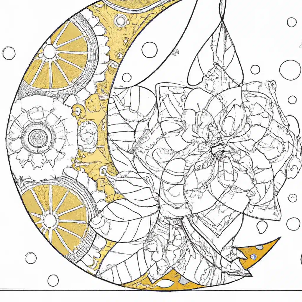 Desenhos Realistas da Lua para Imprimir e Colorir