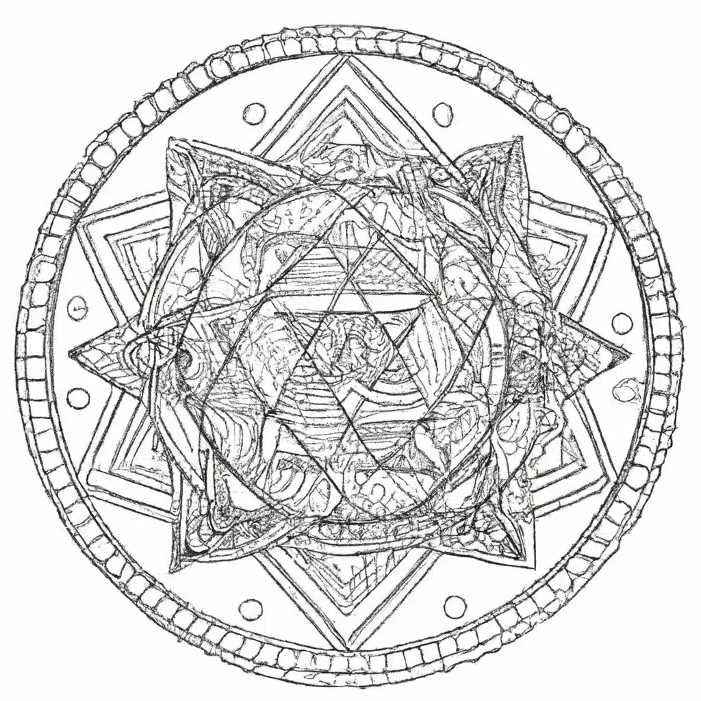 7 Mandalas Sri Yantra para Imprimir e Colorir