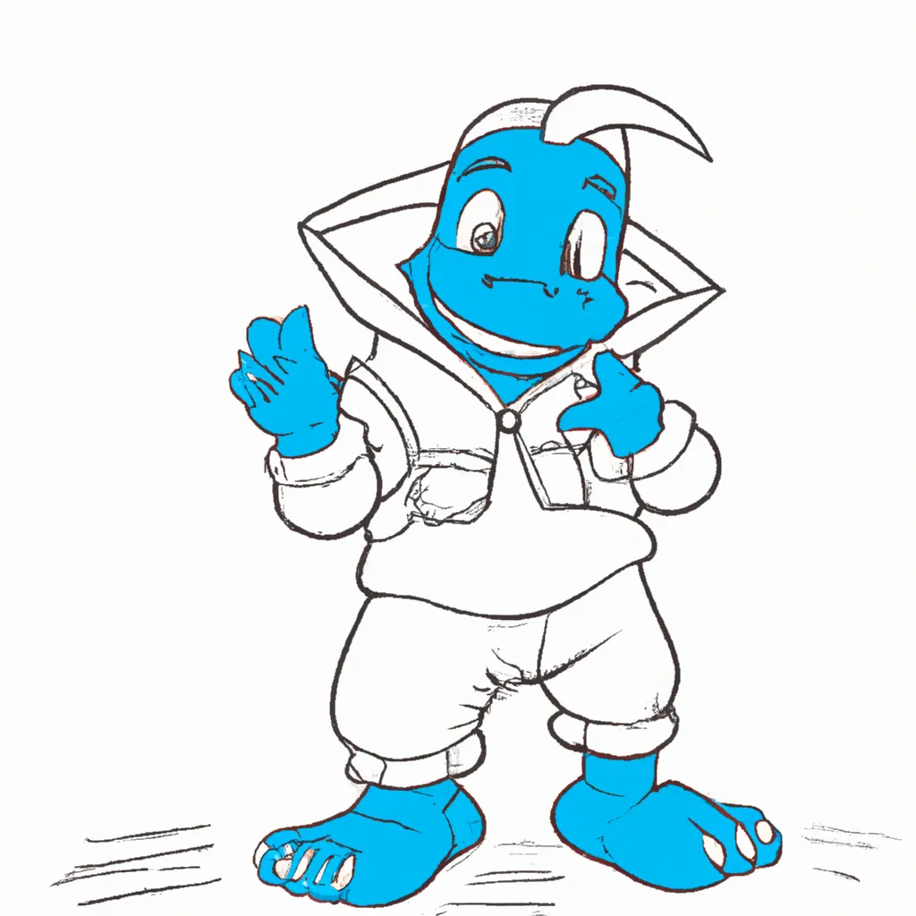 Divirta-se com 7 Personagens Azuis para Colorir!