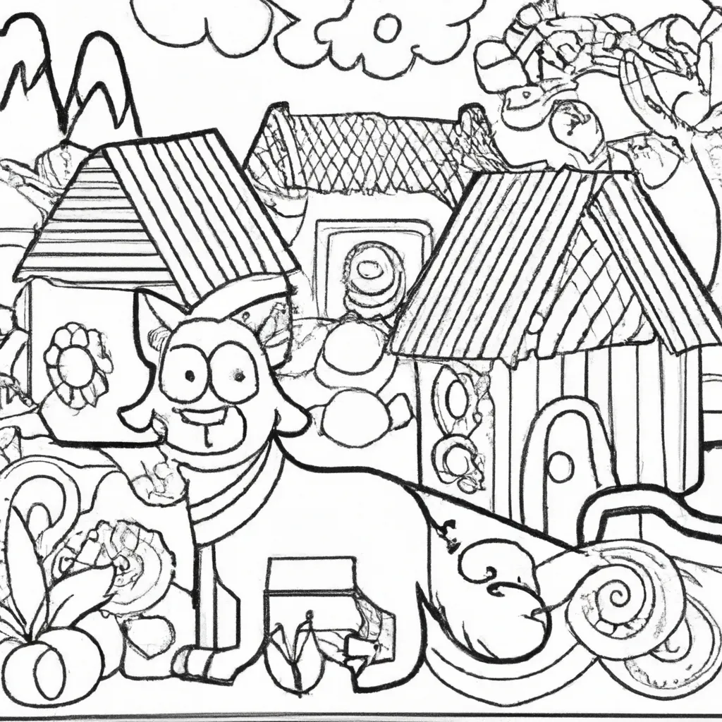 Caninópolis: Desenhos para Imprimir e Colorir (Atividades)