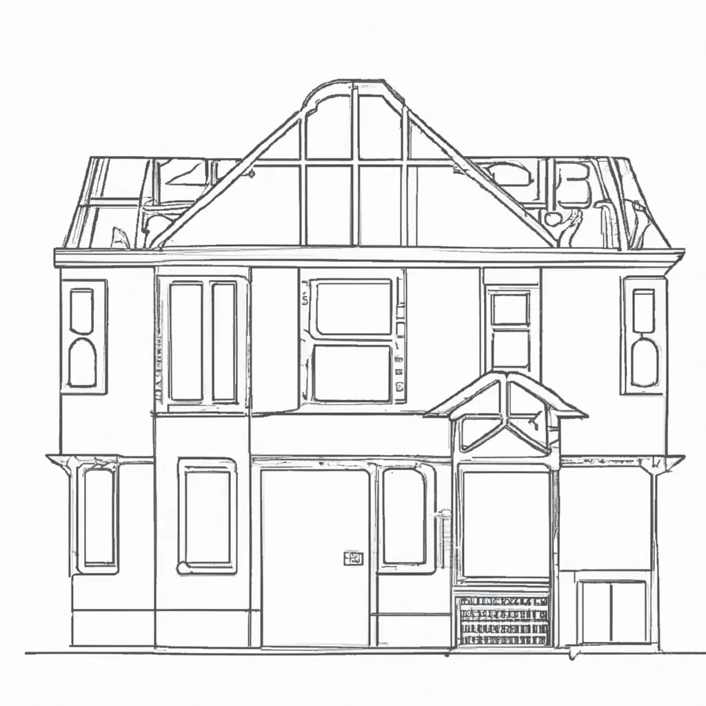 10 Desenhos de Casa Moderna para Imprimir e Colorir