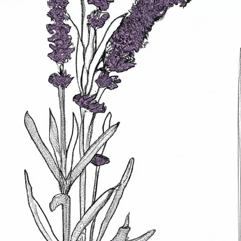 7 Desenhos de Lavanda para Imprimir e Colorir