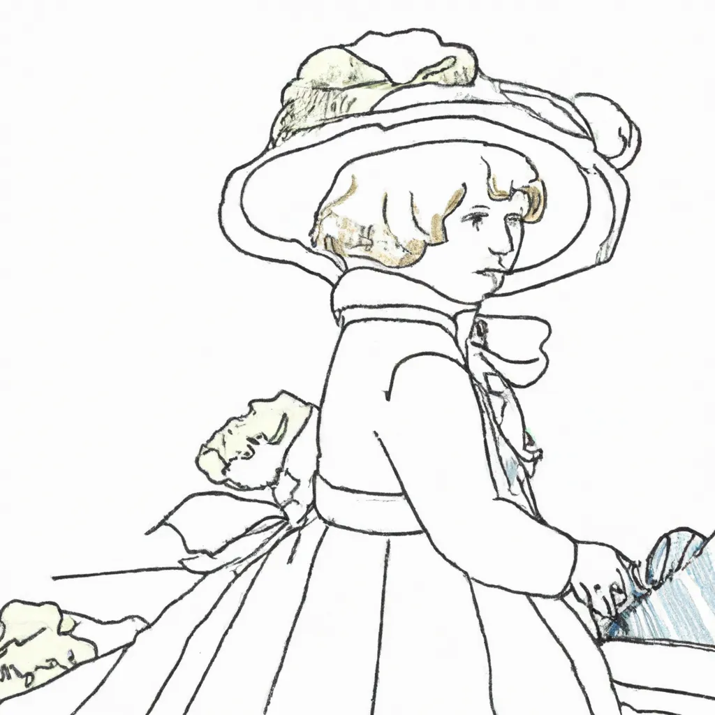 10 Desenhos de Mary Cassatt para Imprimir e Colorir