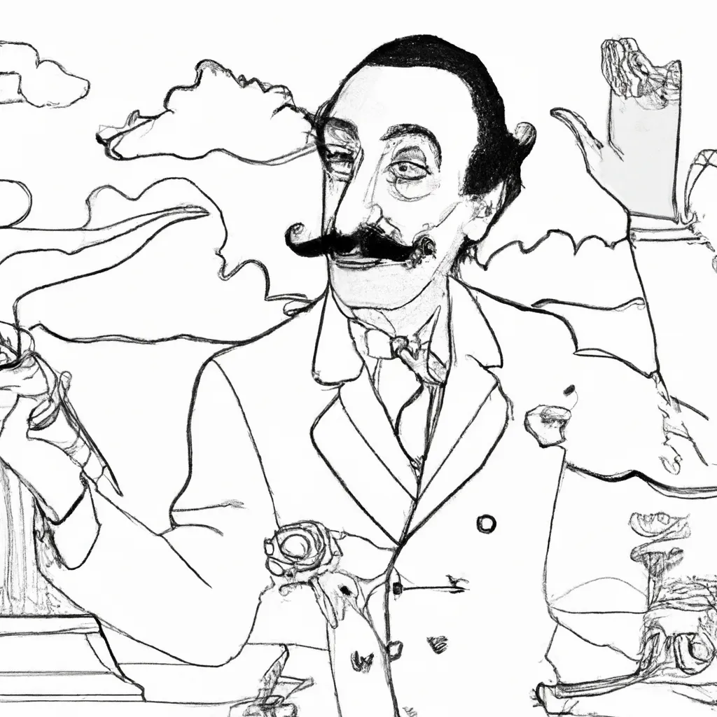 10 Desenhos de Salvador Dalí para Imprimir e Colorir