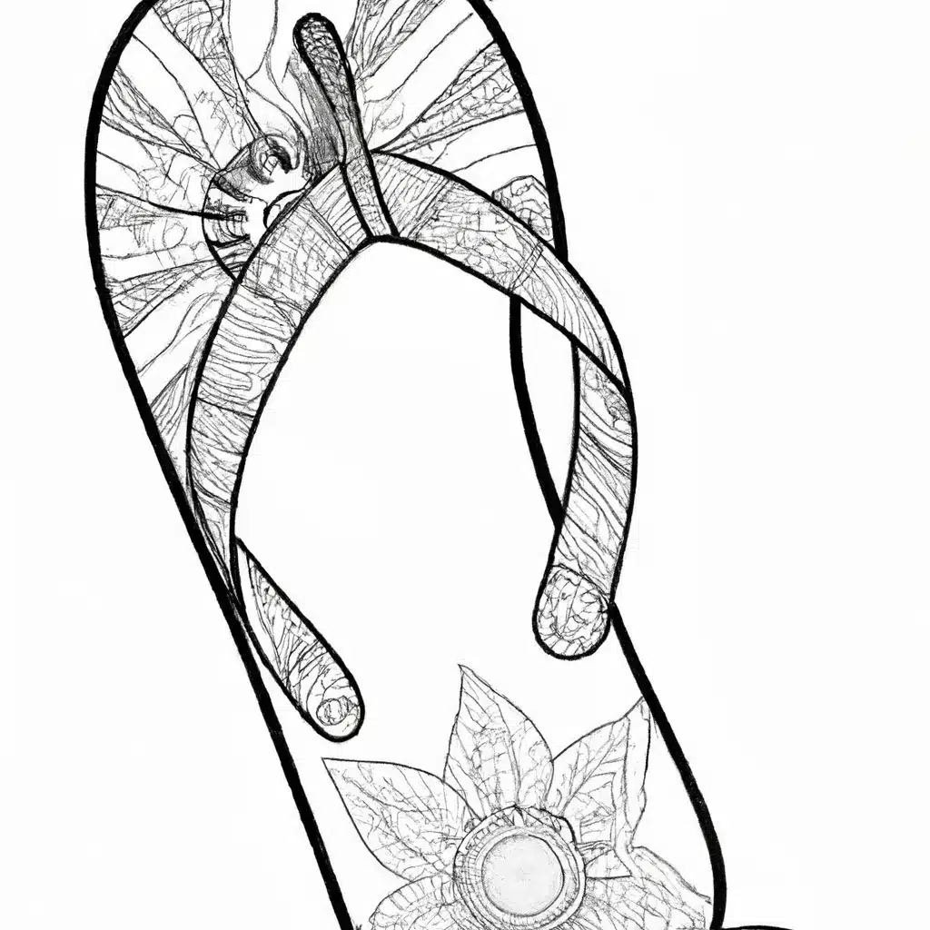 100+ Desenhos de Chinelo para Imprimir e Colorir/Pintar