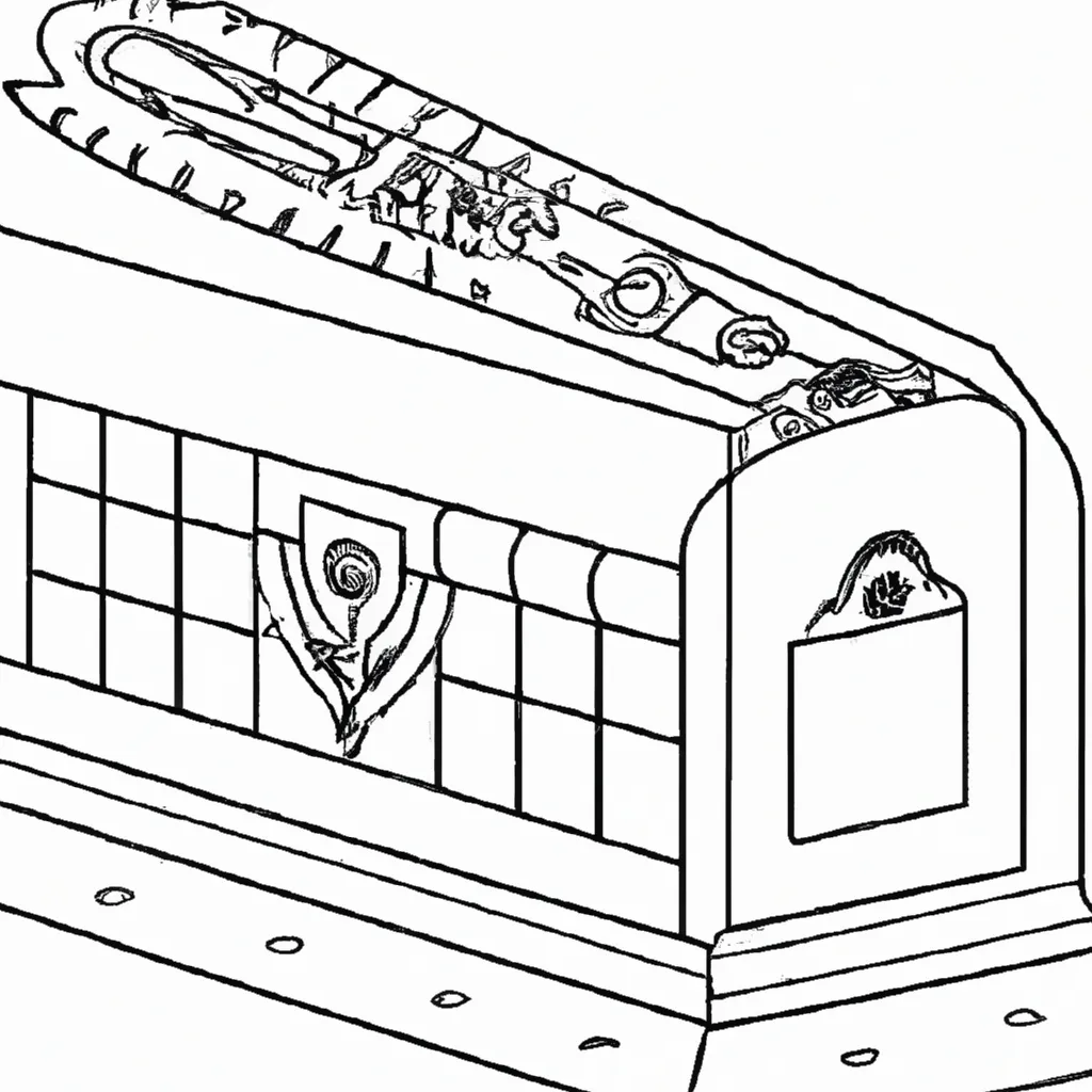 7 Incríveis Desenhos de Sarcófagos para Imprimir e Colorir