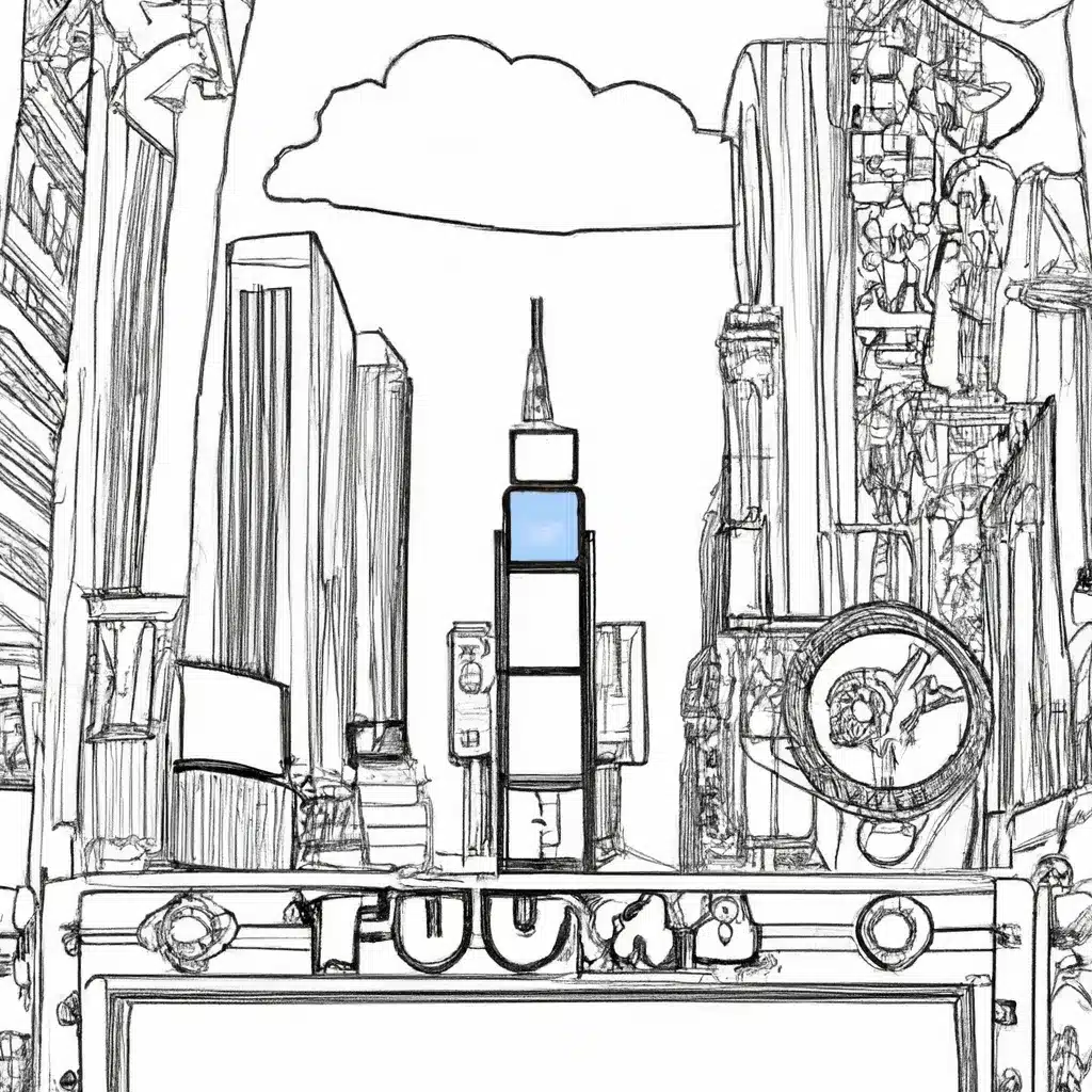 7 Desenhos Incríveis da Times Square para Imprimir e Colorir