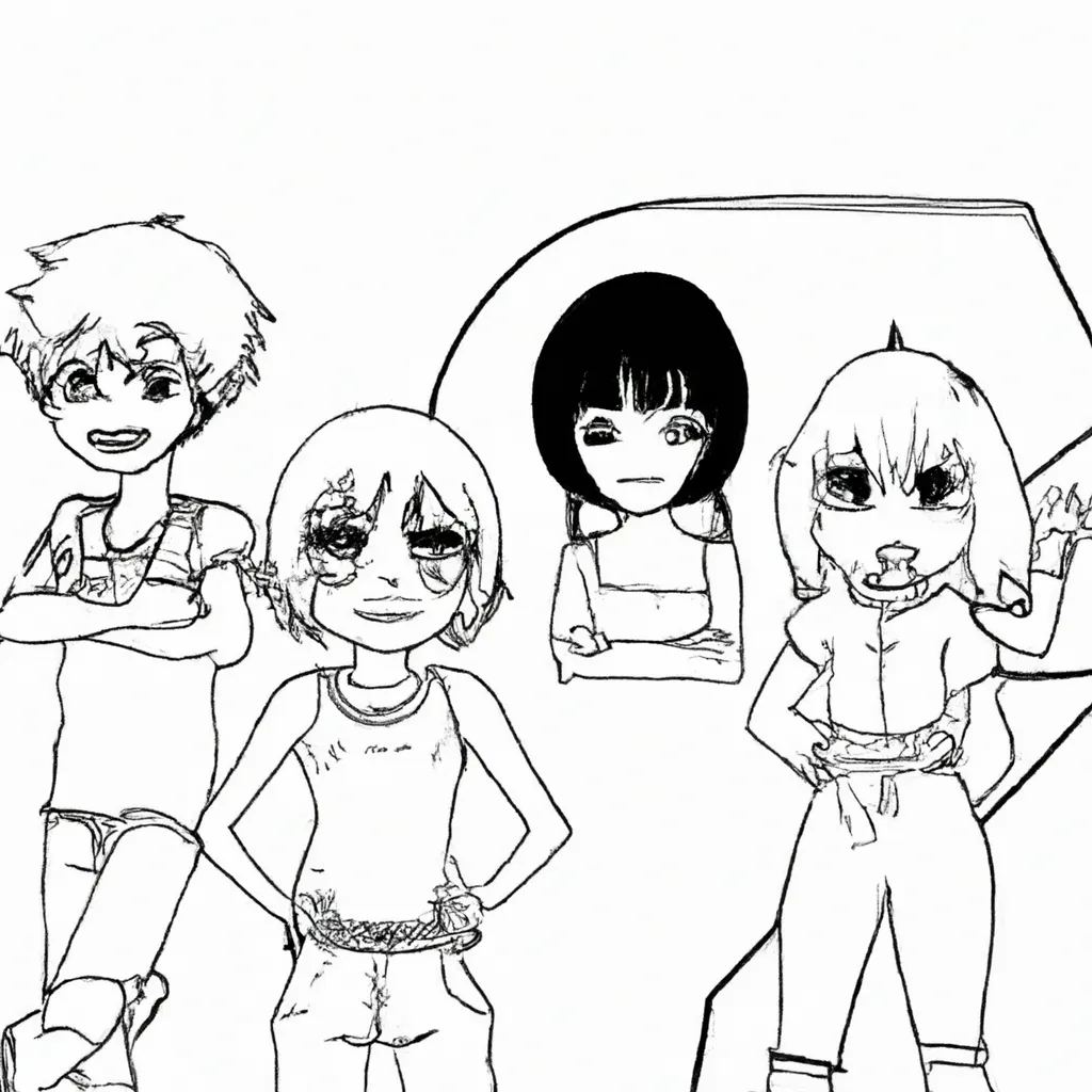 10 Bonecos De Papel De Anime Para Imprimir E Colorir