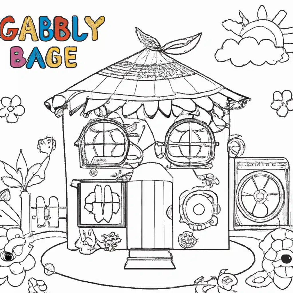 10 Desenhos da Casa da Gaby para Imprimir e Colorir.