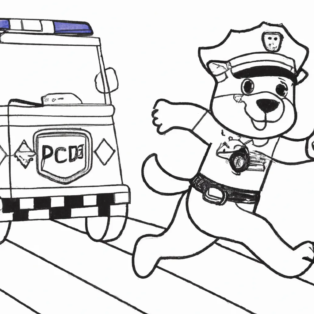 10 Desenhos do Chase da Patrulha Canina para Imprimir e Colorir