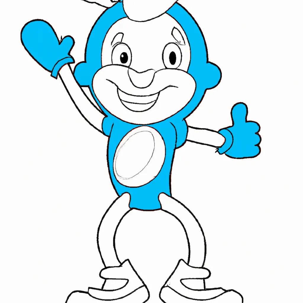 Divirta-se com 7 Personagens Azuis para Colorir!